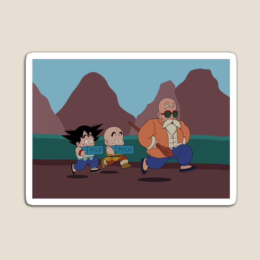 Kira Sticker With G0Ku Krillin And Master Roshi Decorative Laptop ...