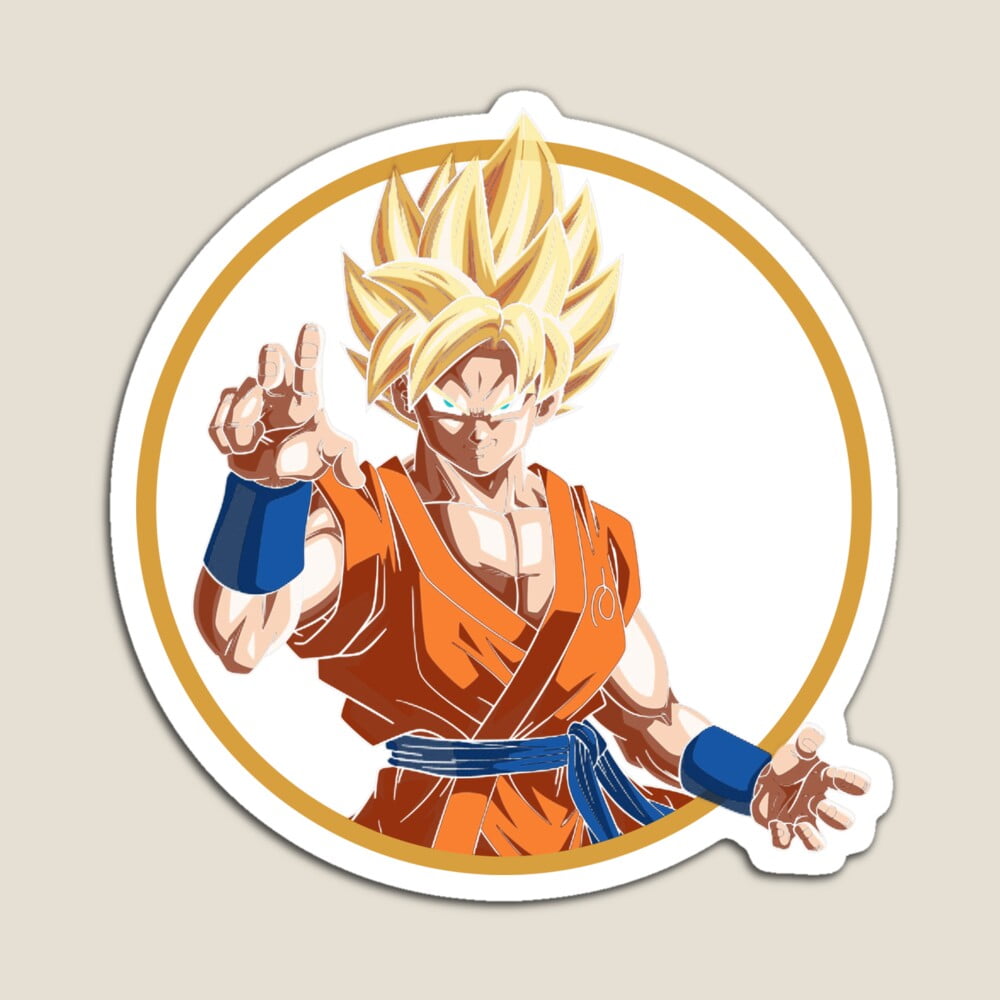 Kira Sticker With G0Ku Ssj1 Decorative Laptop, Phone Stickers ...