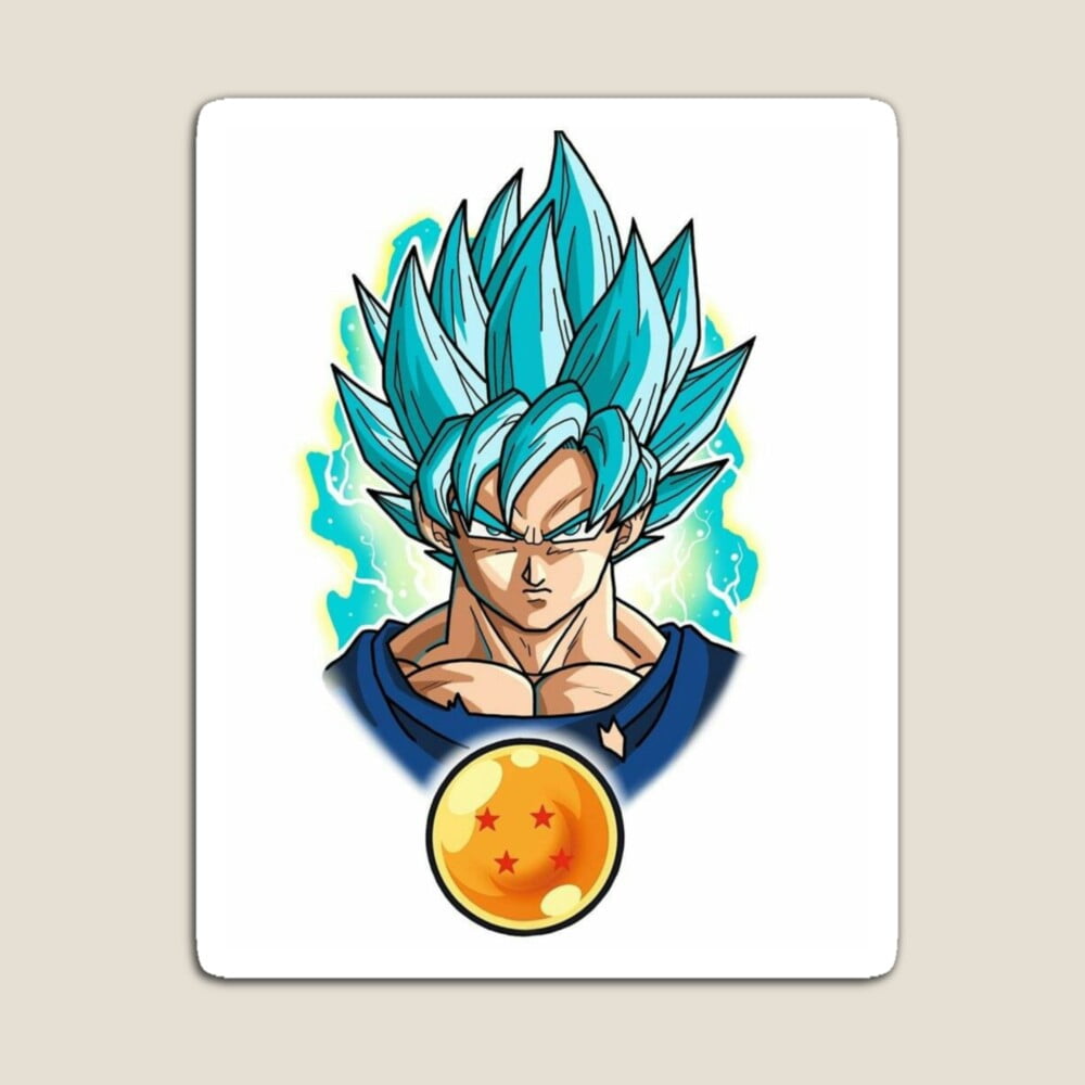 Kira Sticker With G0Ku Super Saiyan Bleu Decorative Laptop, Phone ...