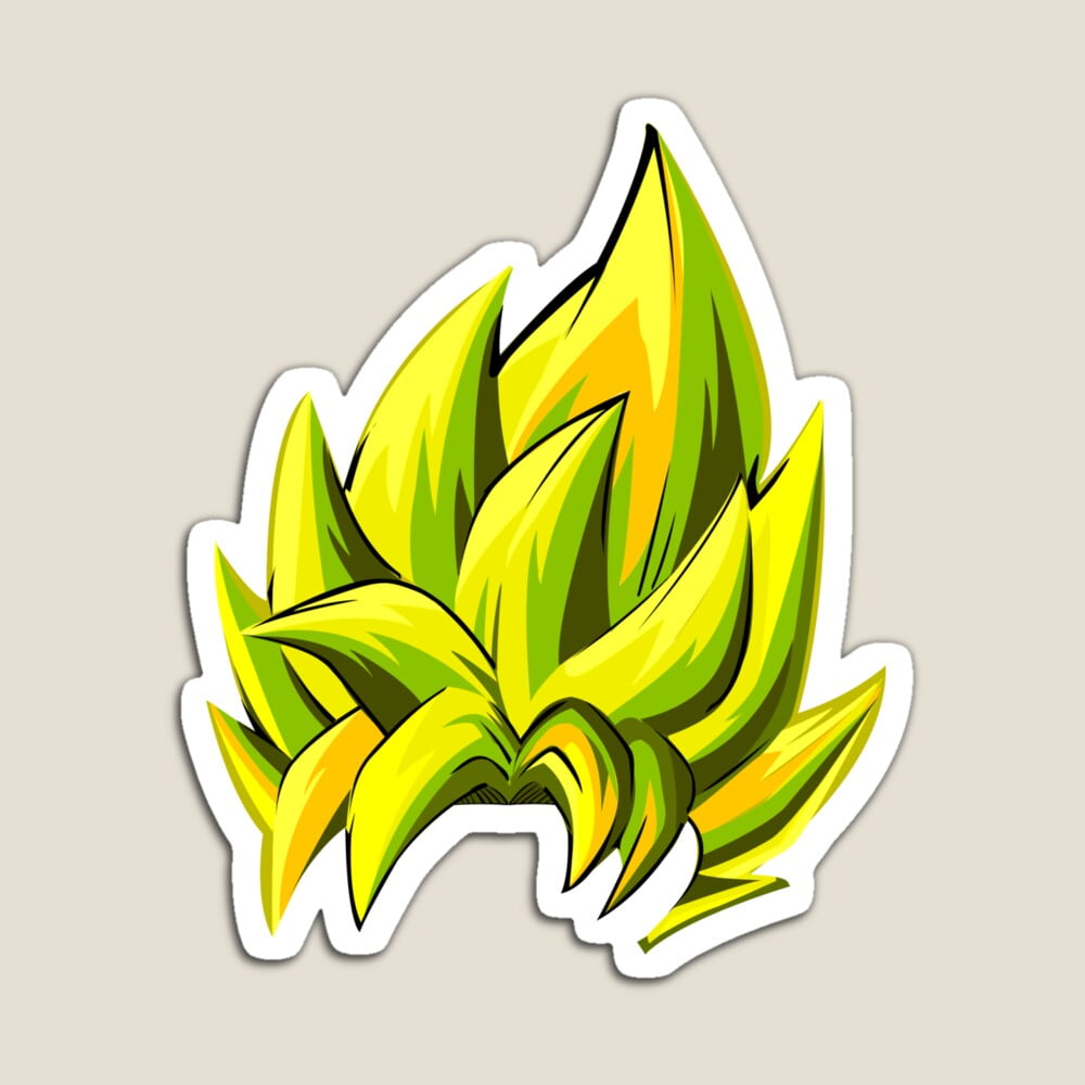 Kira Sticker With G0Ku Super Saiyan Yellow Hair Decorative Laptop ...