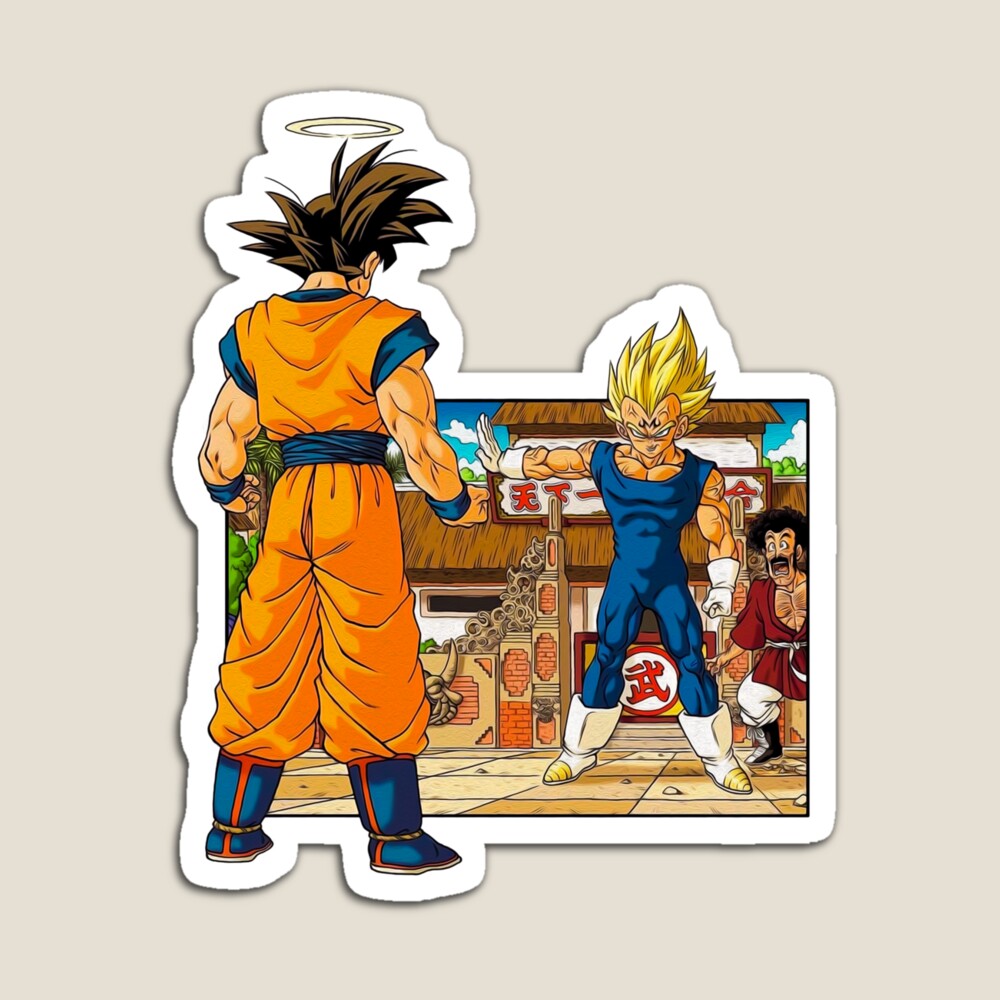 Kira Sticker With G0Ku Vs Majin Vegeta - Dbz Decorative Laptop, Phone ...