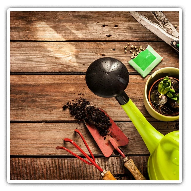 Kira Sticker With Gardening Tools Gardener Garden Decorative Laptop ...