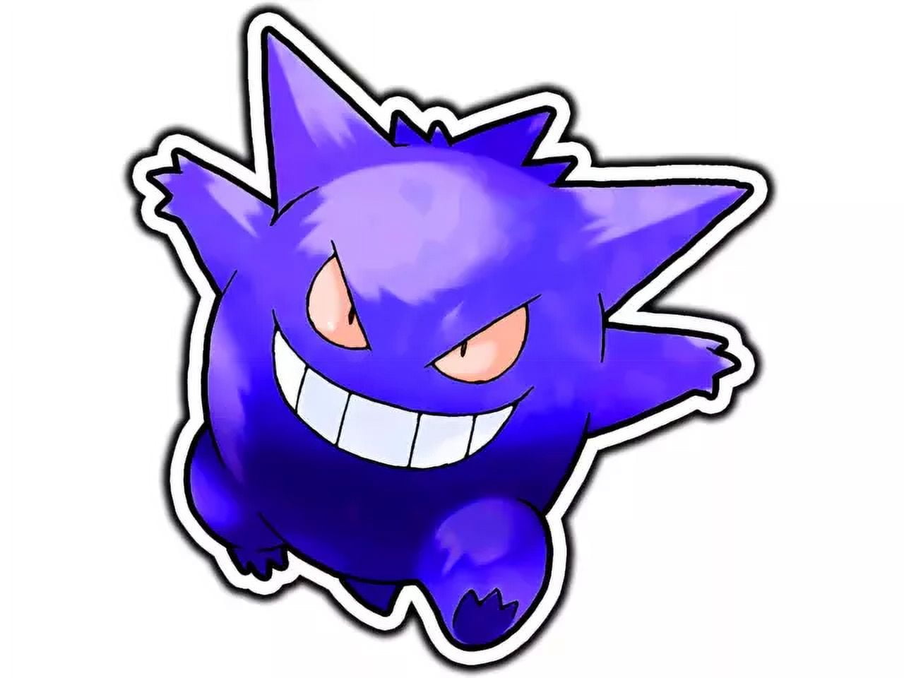 Kira Sticker With Gengar Decorative Laptop, Phone Stickers, Waterproof ...