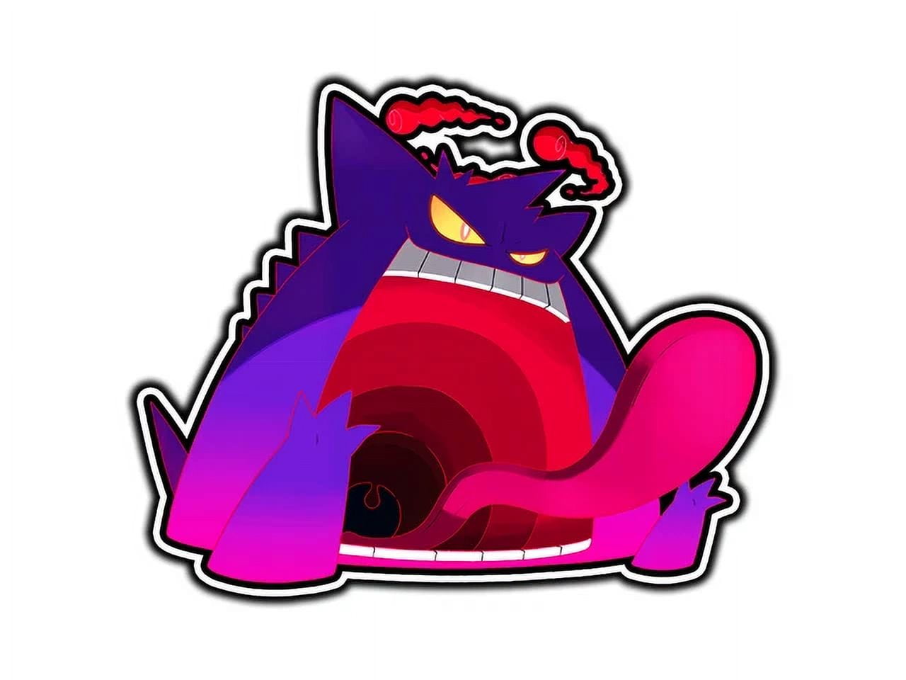 Kira Sticker With Gengar Gigantamax Decorative Laptop, Phone Stickers ...