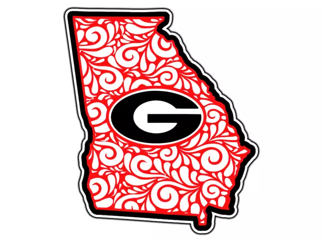 Kira Sticker With Georgia Bulldogs State Cute Logo Decorative Laptop ...