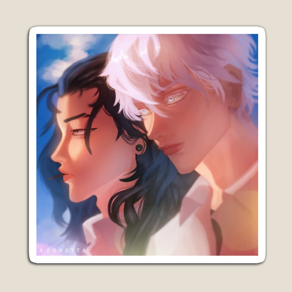 Kira Sticker With Geto And G0Jo Decorative Laptop, Phone Stickers ...