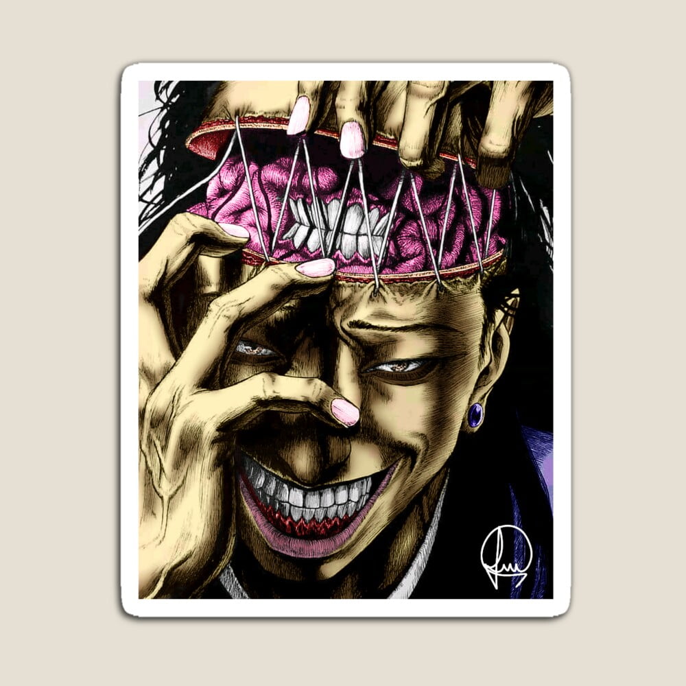 Kira Sticker With Geto Suguru (Coloring) Decorative Laptop, Phone ...