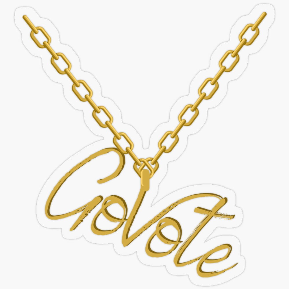 Kira Sticker With Go Vote Chain Bling Transparent Decorative Laptop ...