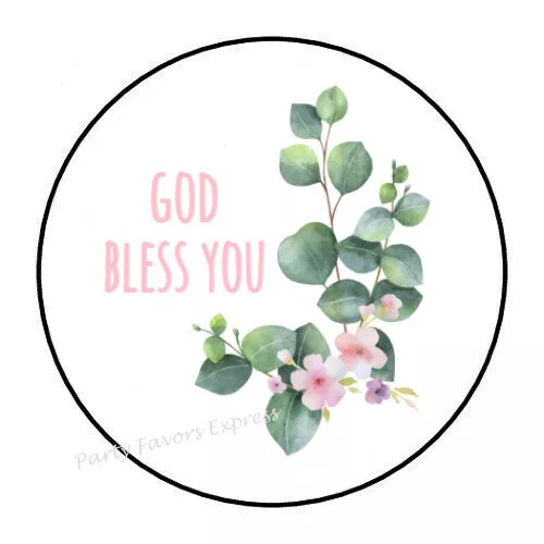 Kira Sticker With God Bless You Eucalyptus Flower Decorative Laptop ...
