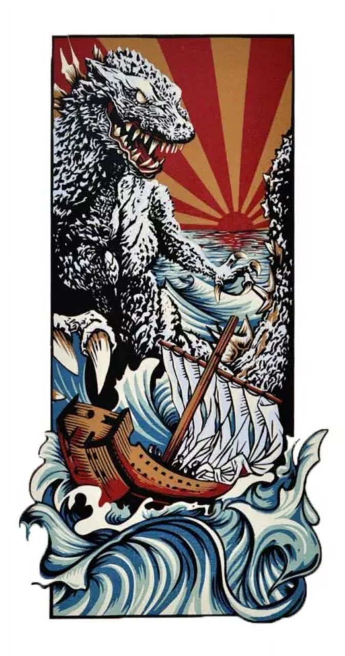 Kira Sticker With Godzilla King Of The Ocean S Decorative Laptop, Phone ...
