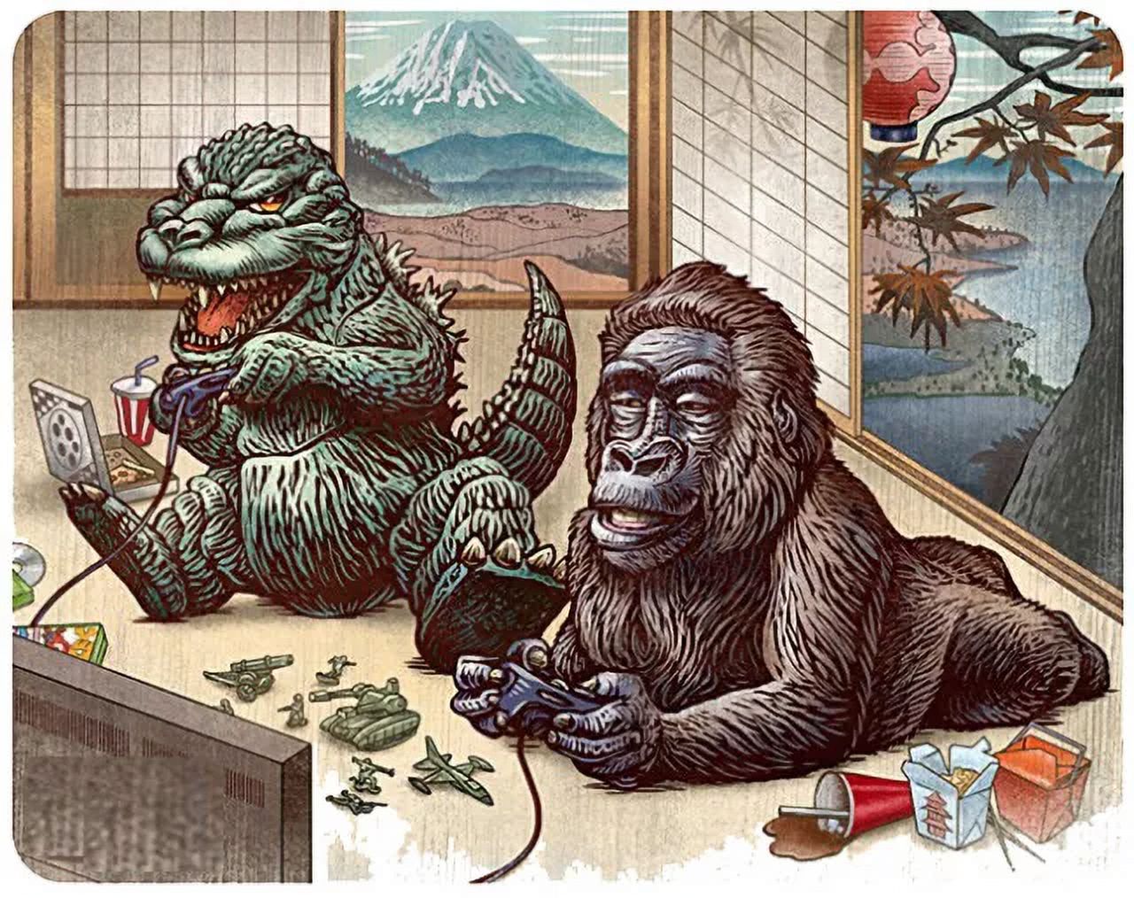Kira Sticker With Godzilla Vs King Kong Decorative Laptop, Phone ...