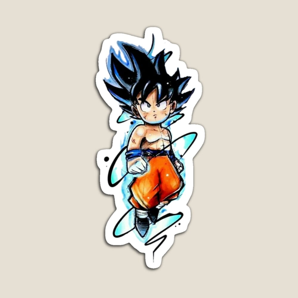 Kira Sticker With Gohan Cartoon Dragon Ball Z Manga Decorative Laptop ...