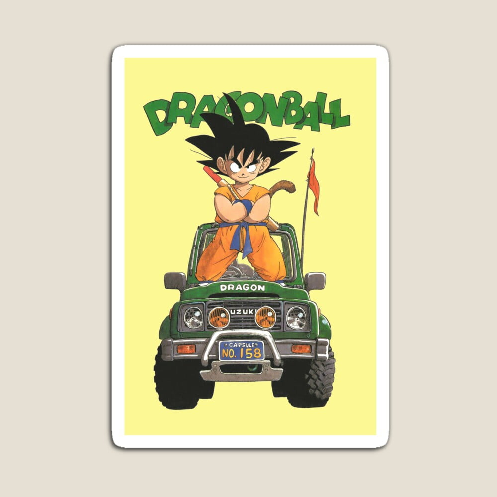 Kira Sticker With Goku And Car Decorative Laptop, Phone Stickers ...