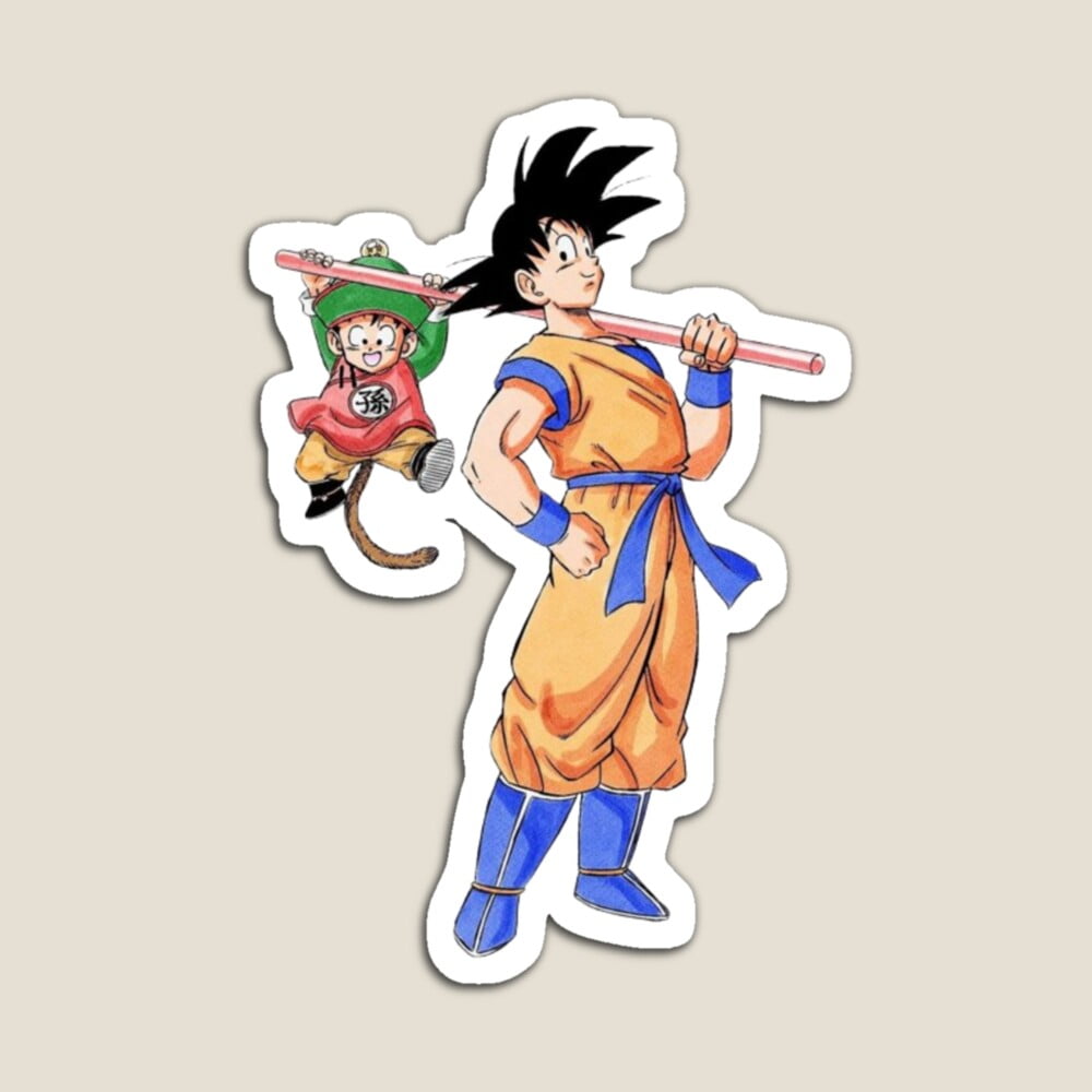 Kira Sticker With Goku And Gohan Decorative Laptop, Phone Stickers ...
