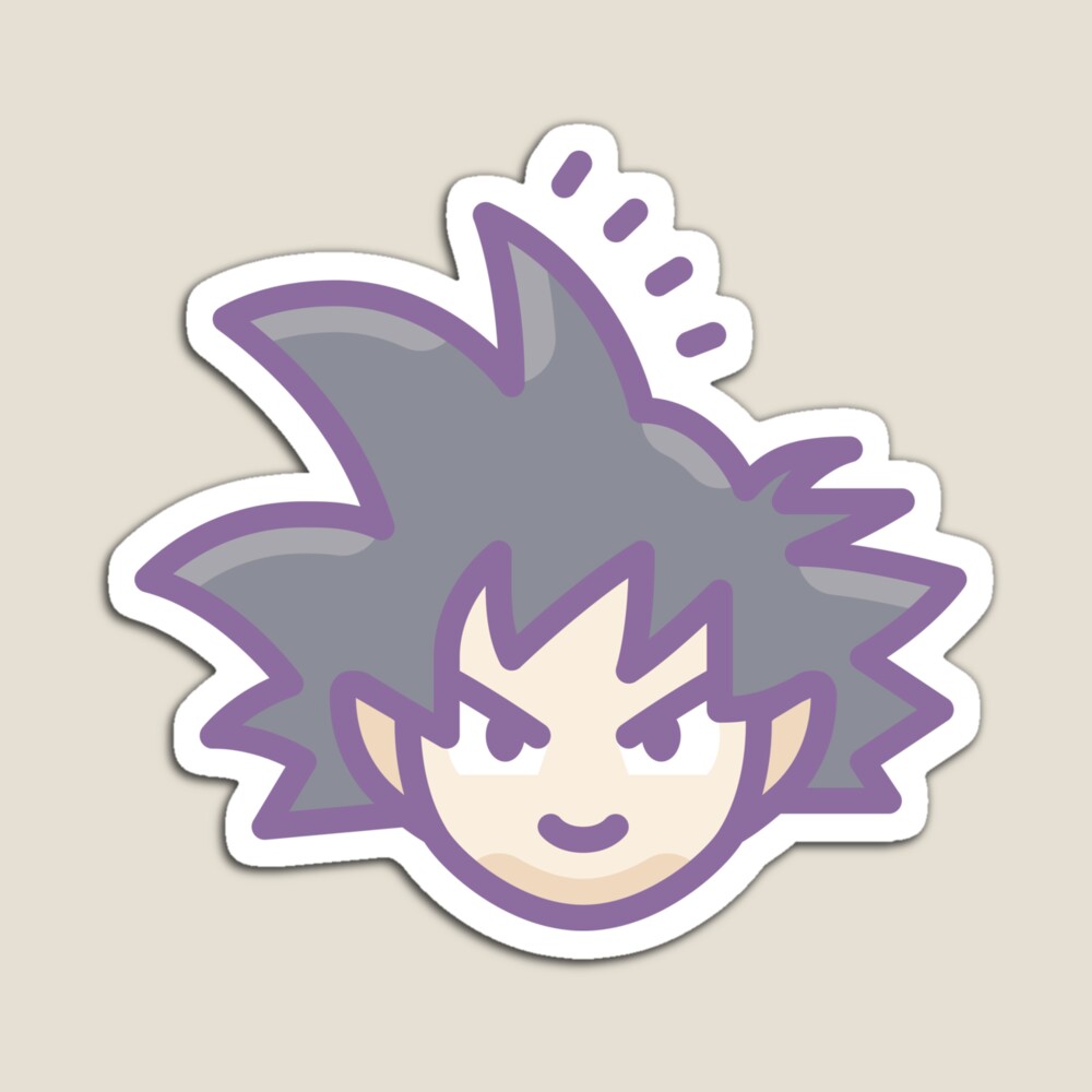 Kira Sticker With Goku Head Base Form Kakarot Decorative Laptop, Phone ...