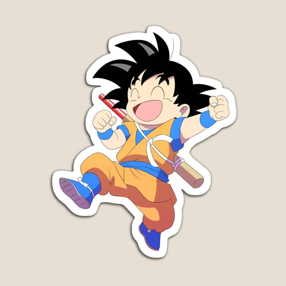 Kira Sticker With Goku Mini (Dragon Ball Daima) Decorative Laptop ...