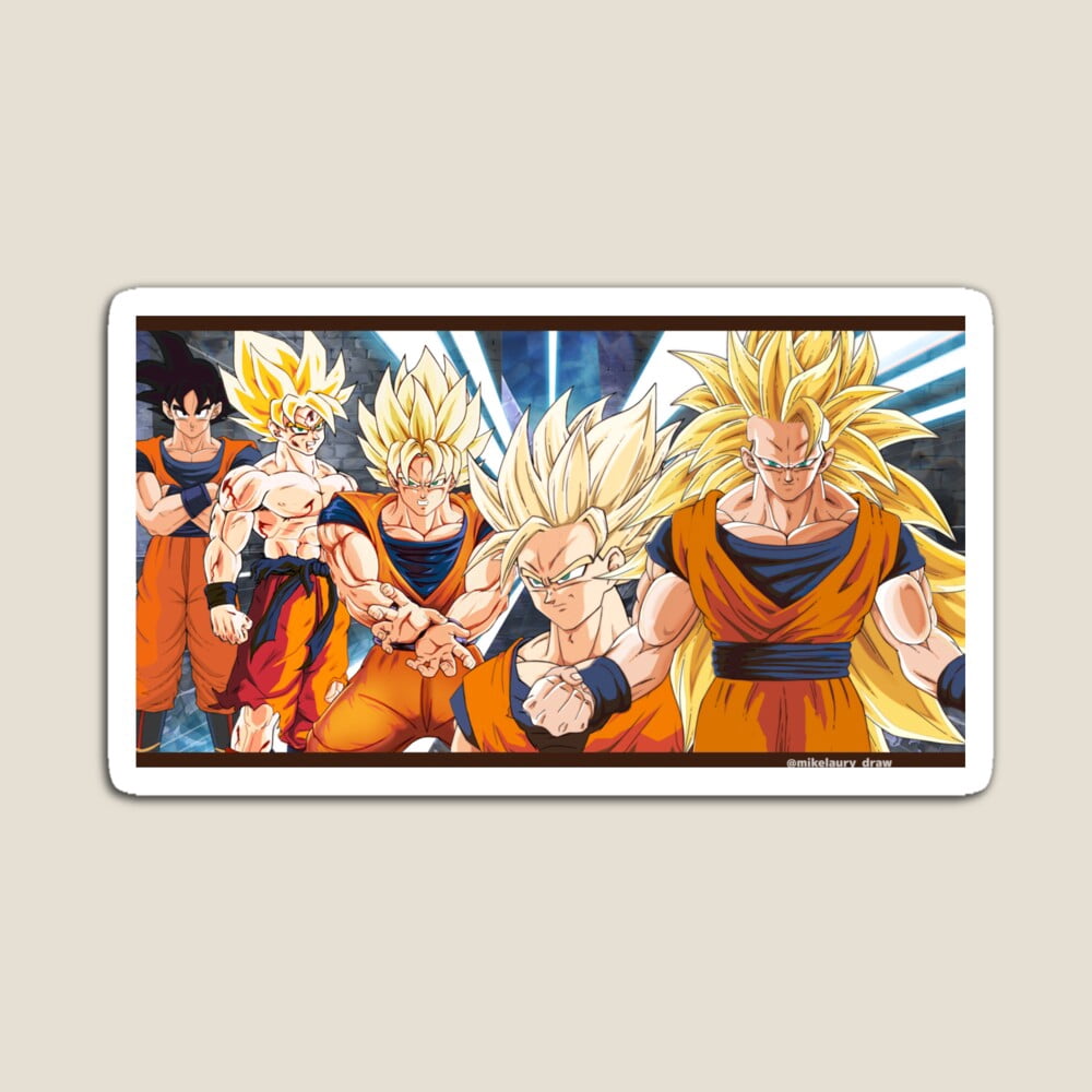 Kira Sticker With Goku Saga Decorative Laptop, Phone Stickers ...