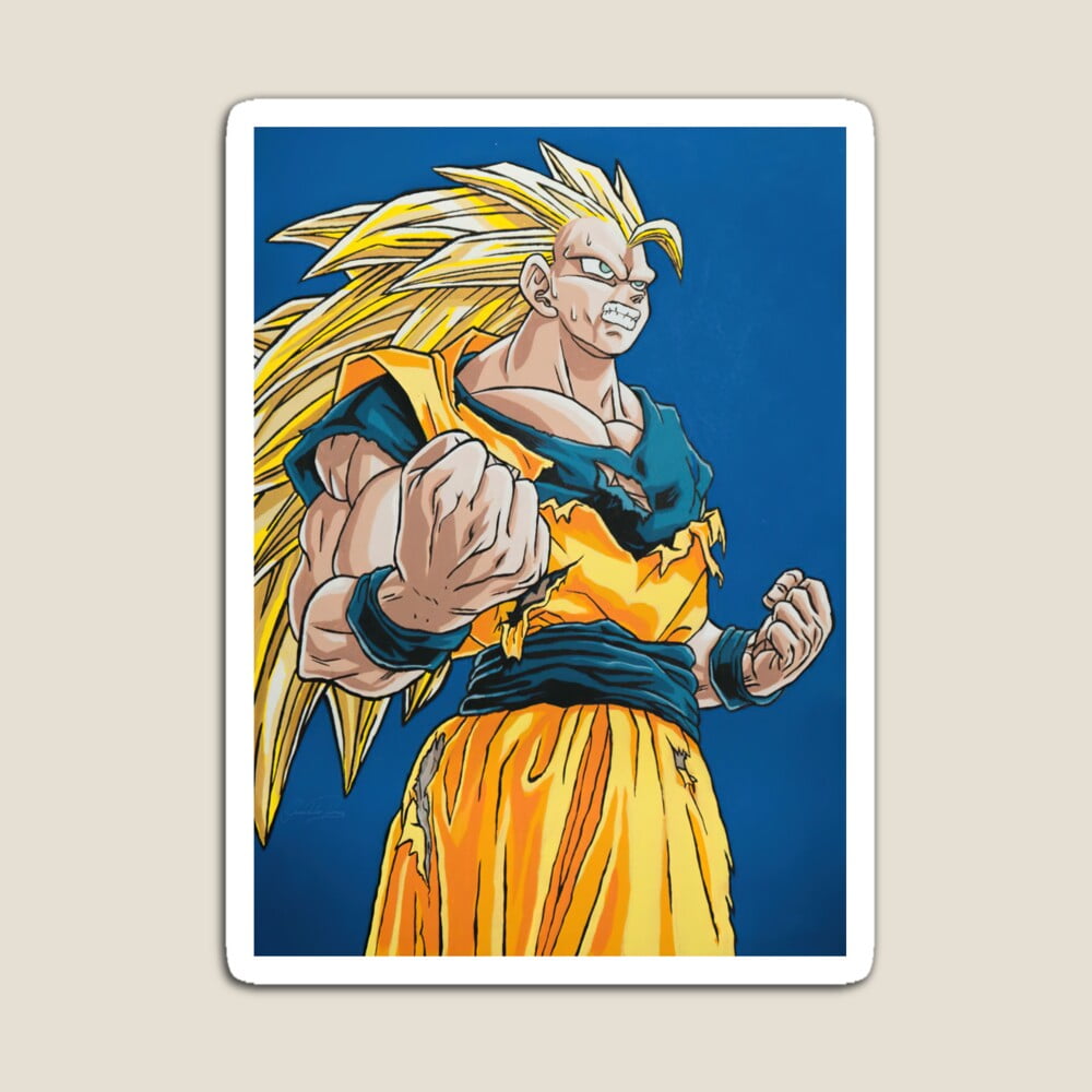 Kira Sticker With Goku Saiyan Decorative Laptop, Phone Stickers ...