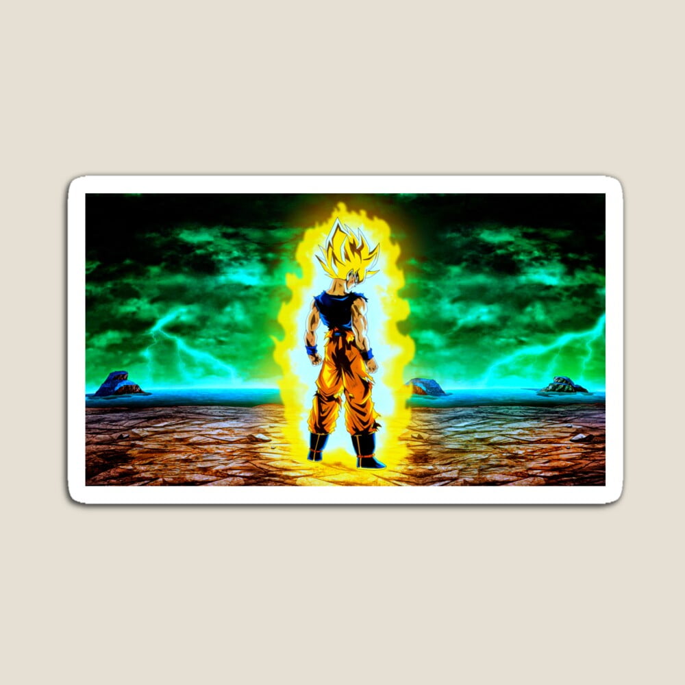 Kira Sticker With Goku Ssj On Namek / Dbz Decorative Laptop, Phone ...