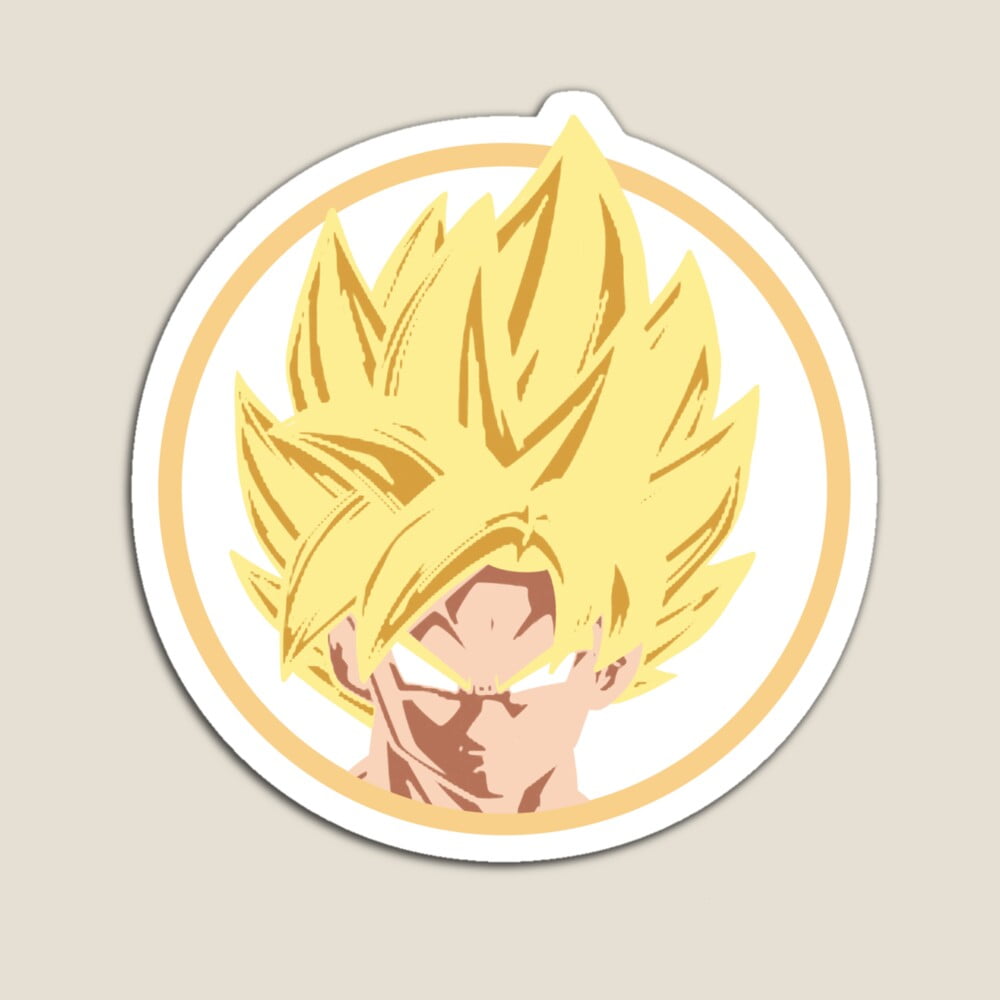 Kira Sticker With Goku Ssj1 Decorative Laptop, Phone Stickers ...