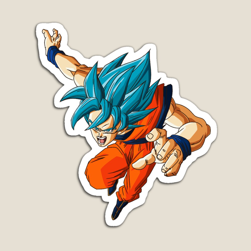 Kira Sticker With Goku Super Saiyan Azul Decorative Laptop, Phone ...