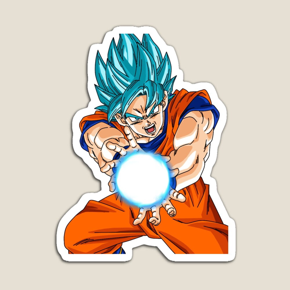 Kira Sticker With Goku Super Saiyan Blue Decorative Laptop, Phone ...