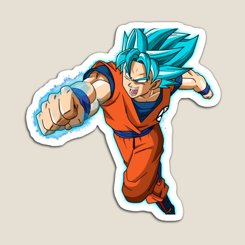 Kira Sticker With Goku Super Saiyan God Decorative Laptop, Phone ...