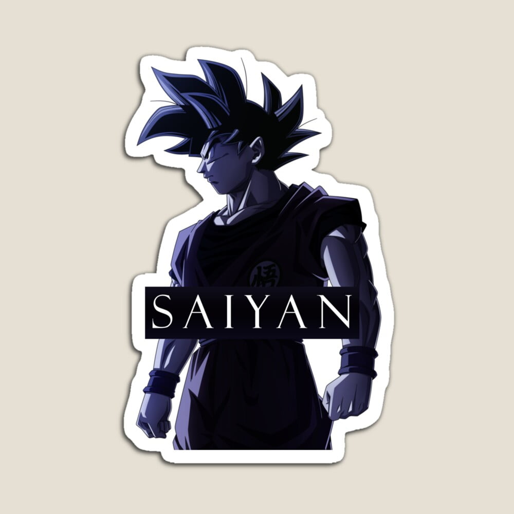 Kira Sticker With Goku The Strongest Saiyan Decorative Laptop, Phone ...