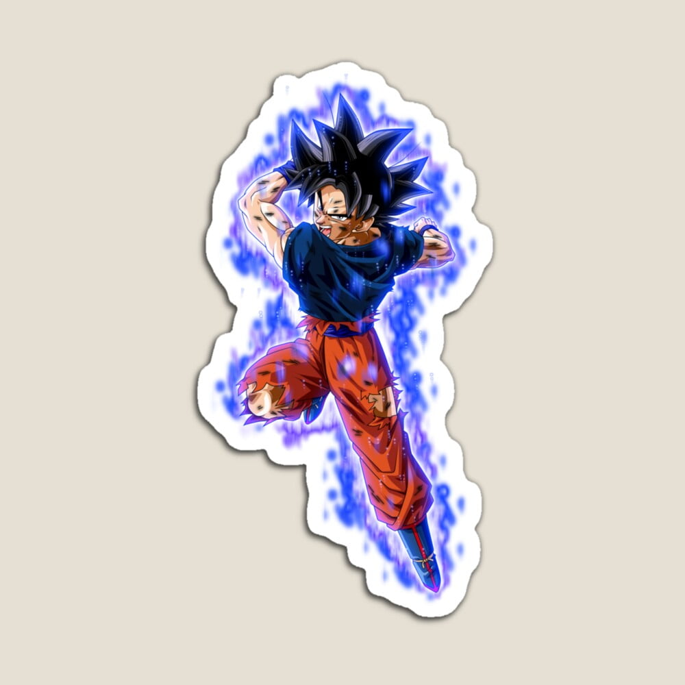 Kira Sticker With Goku Ultra Instinct Decorative Laptop, Phone Stickers ...