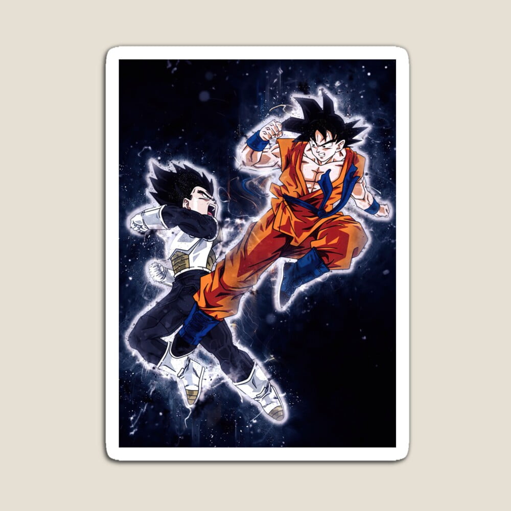 Kira Sticker With Goku Vs Vegeta Decorative Laptop, Phone Stickers ...