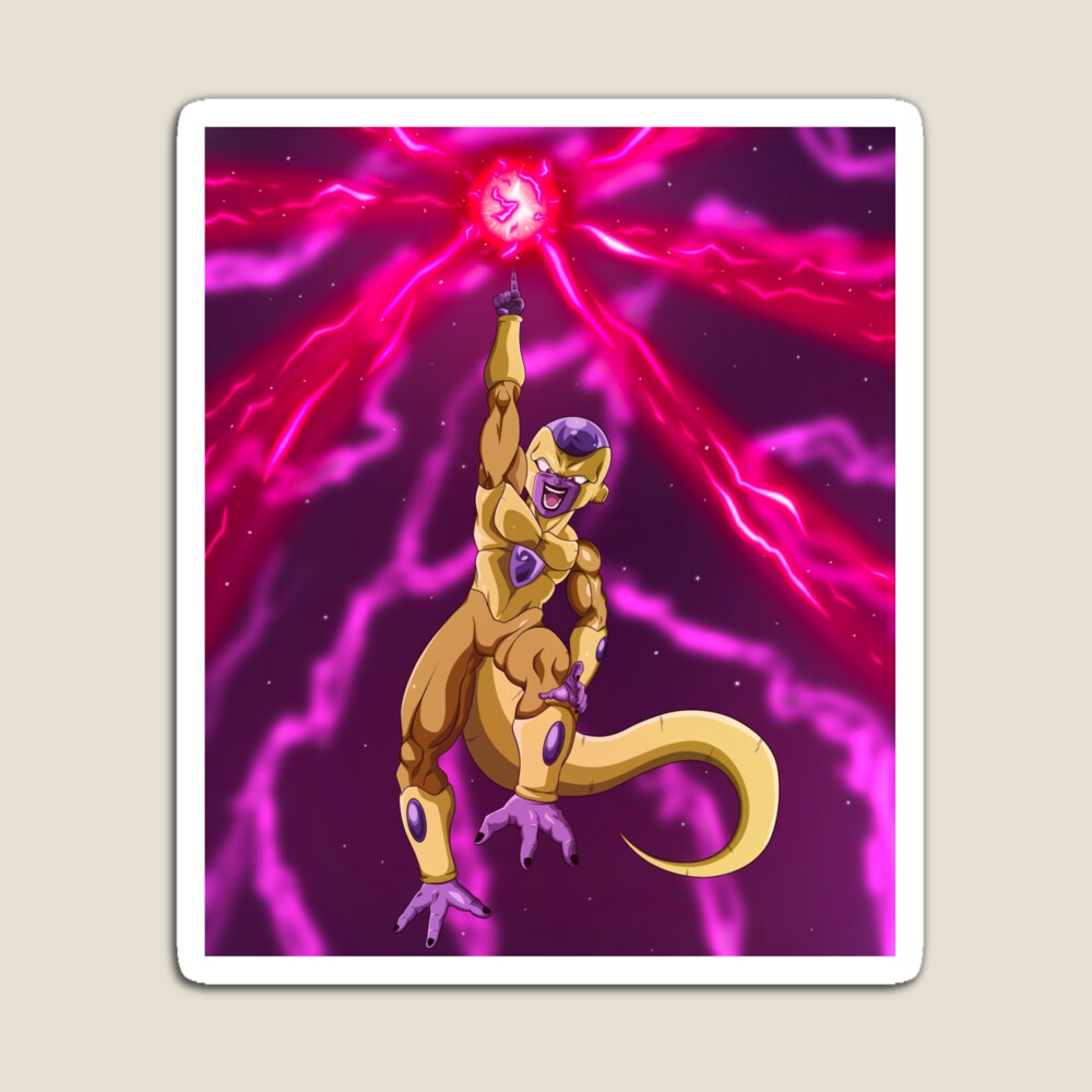 Kira Sticker With Golden Frieza Dragonball Z Decorative Laptop, Phone ...