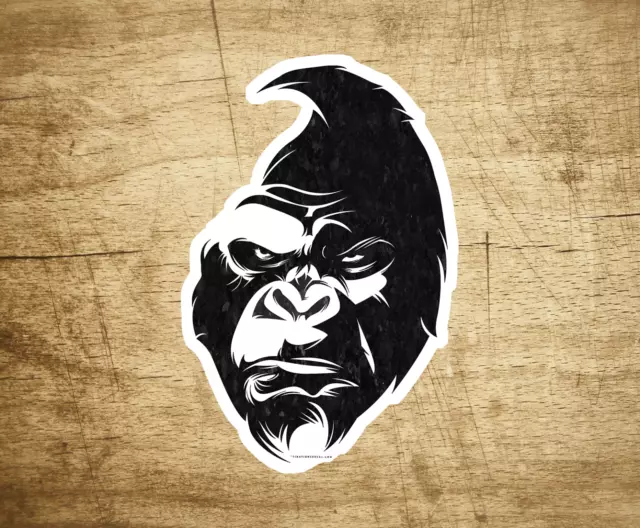 Kira Sticker With Gorilla Angry Ape Decal Mad Harambe Decorative Laptop ...