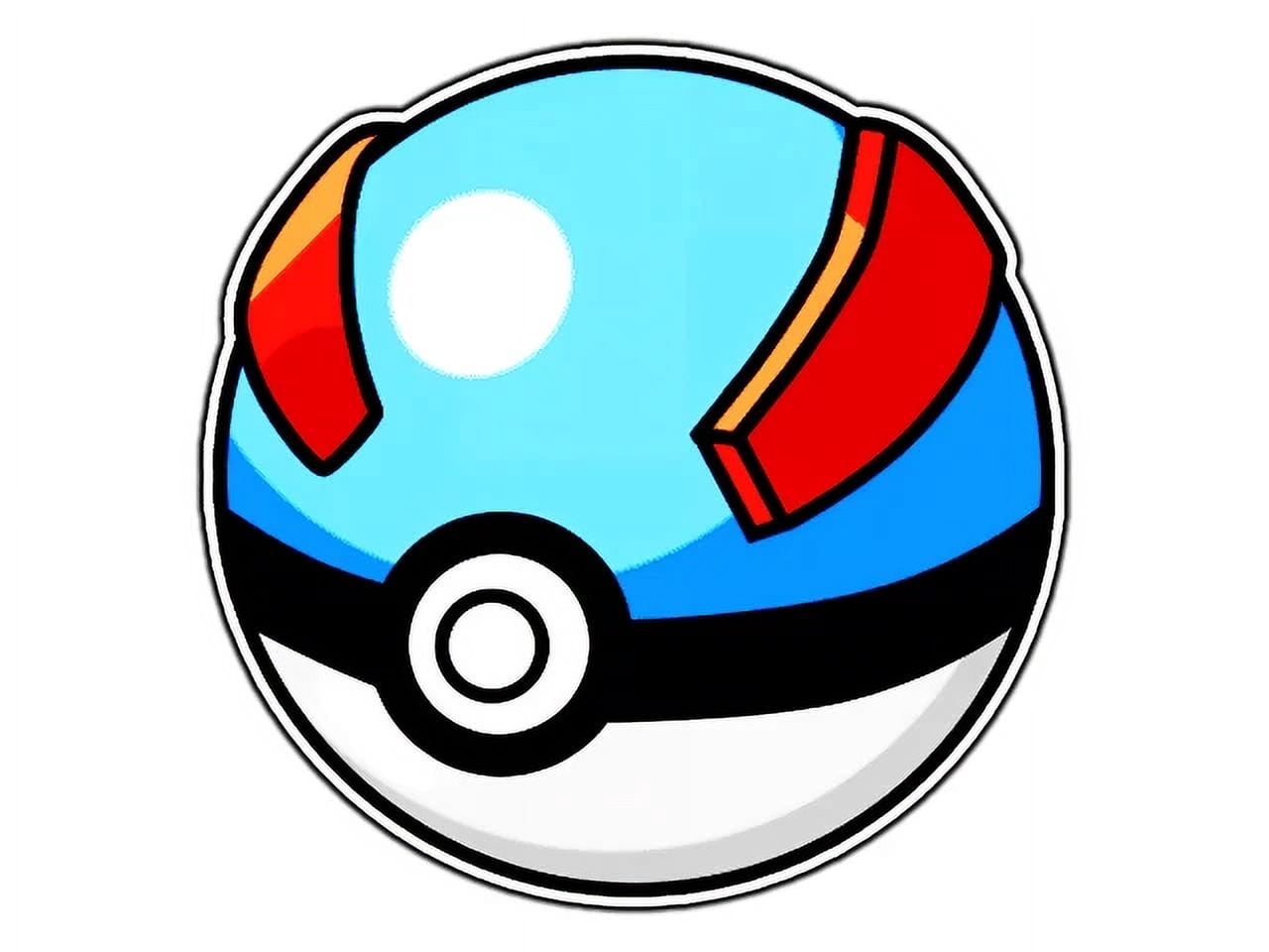 Kira Sticker With Great Poke Ball Decorative Laptop, Phone Stickers ...