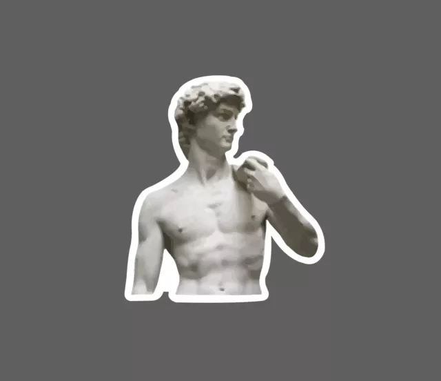 Kira Sticker With Greek Statue Aesthetics Waterproof Decorative Laptop ...