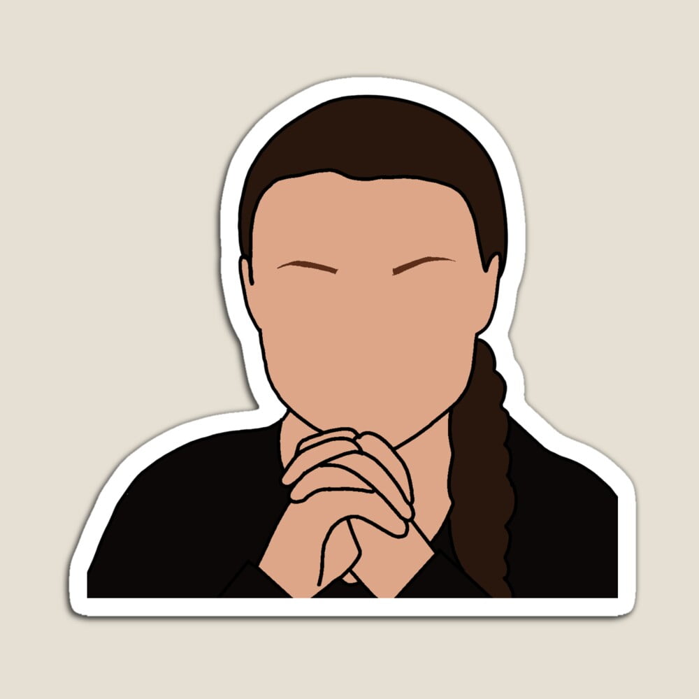 Kira Sticker With Greta Thunberg Decorative Laptop, Phone Stickers ...