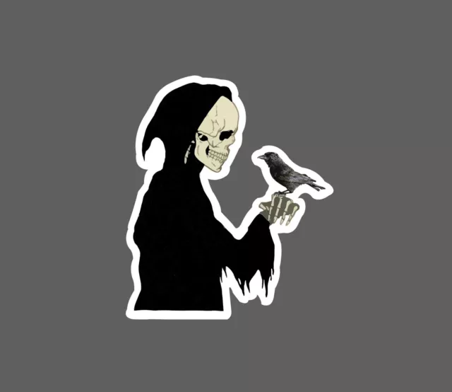 Kira Sticker With Grim Reaper Crow Waterproof Decorative Laptop, Phone ...