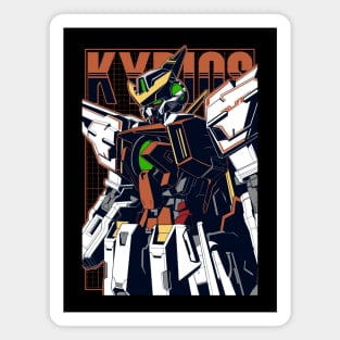 Kira Sticker With Gundam Kyrios Decorative Laptop, Phone Stickers ...