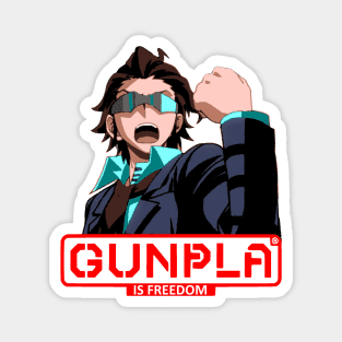Kira Sticker With Gunpla Is Freedom Decorative Laptop, Phone Stickers ...