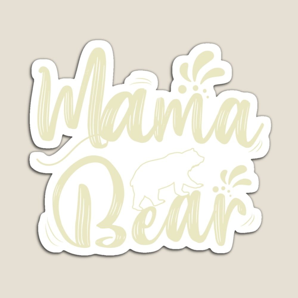 Kira Sticker With Happy Mother Day Mama Bear Sticker Decorative Laptop ...