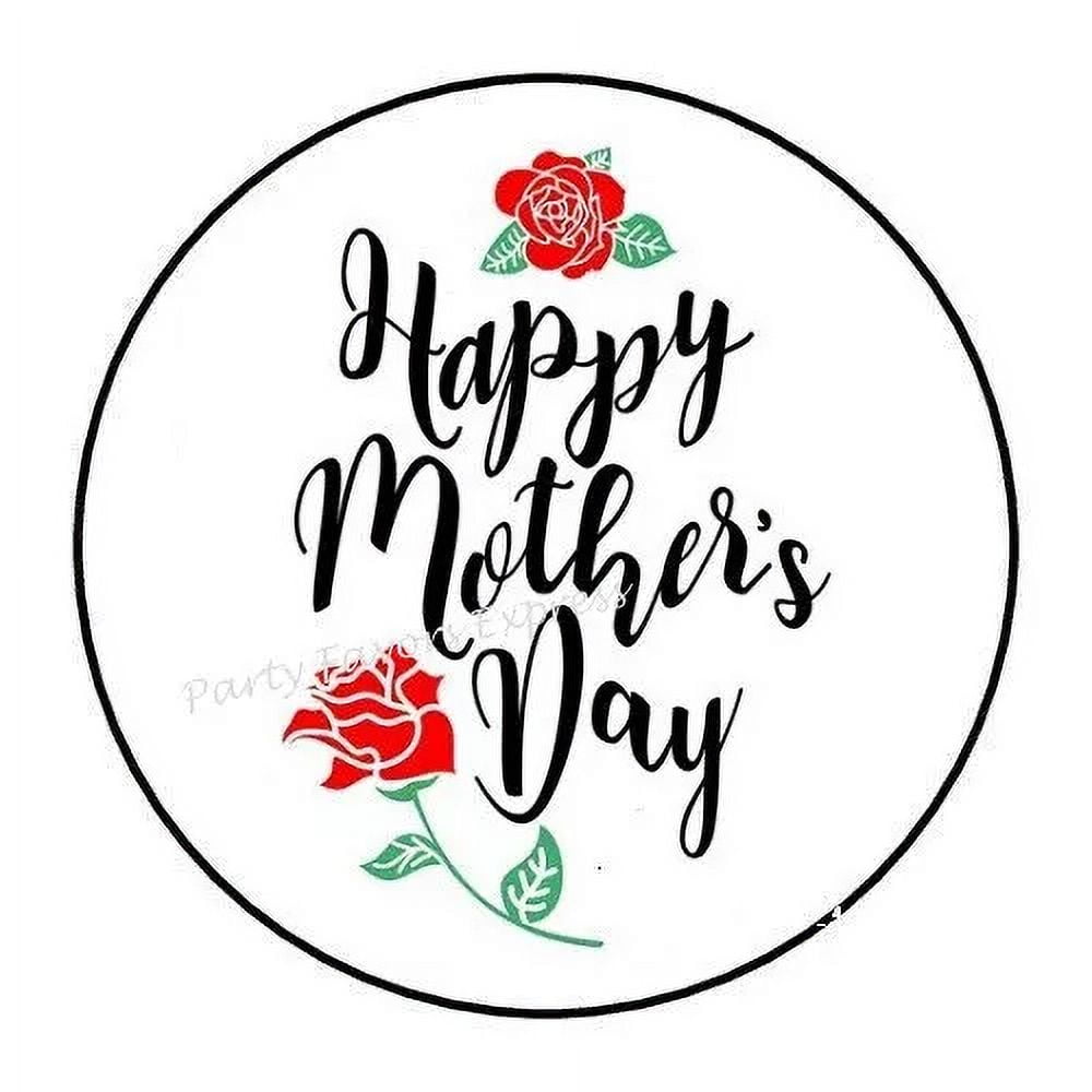 Kira Sticker With Happy Mothers Day Roses Decorative Laptop, Phone ...
