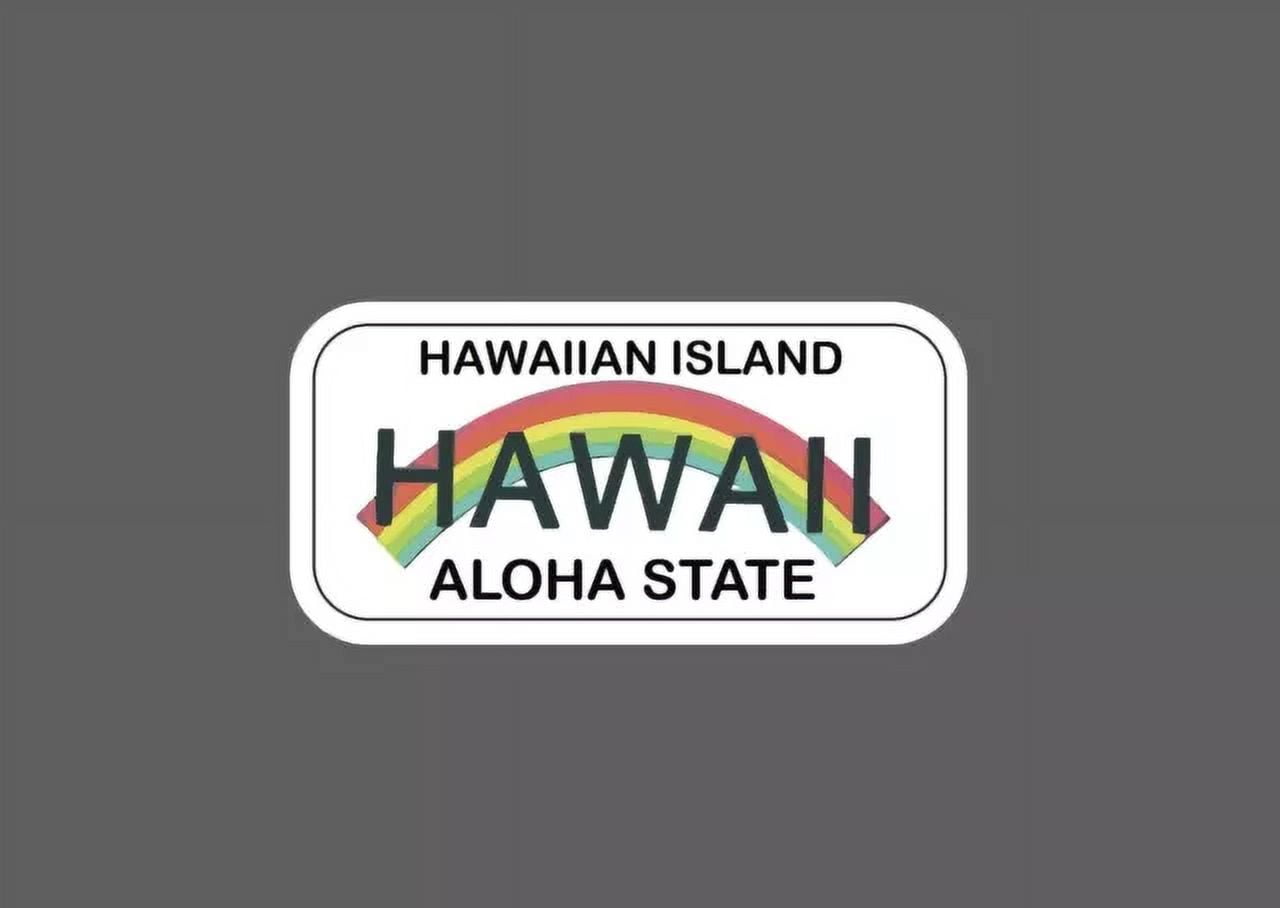 Kira Sticker With Hawaii License Plate Aloha Decorative Laptop, Phone ...