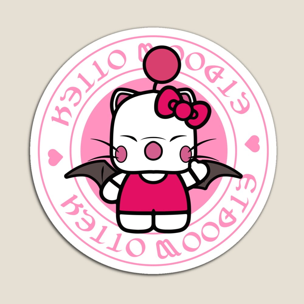 Kira Sticker With Hello Moogle 3 Decorative Laptop, Phone Stickers ...
