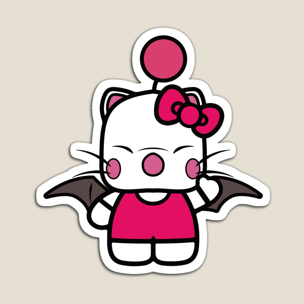 Kira Sticker With Hello Moogle (Pattern 2) Decorative Laptop, Phone ...