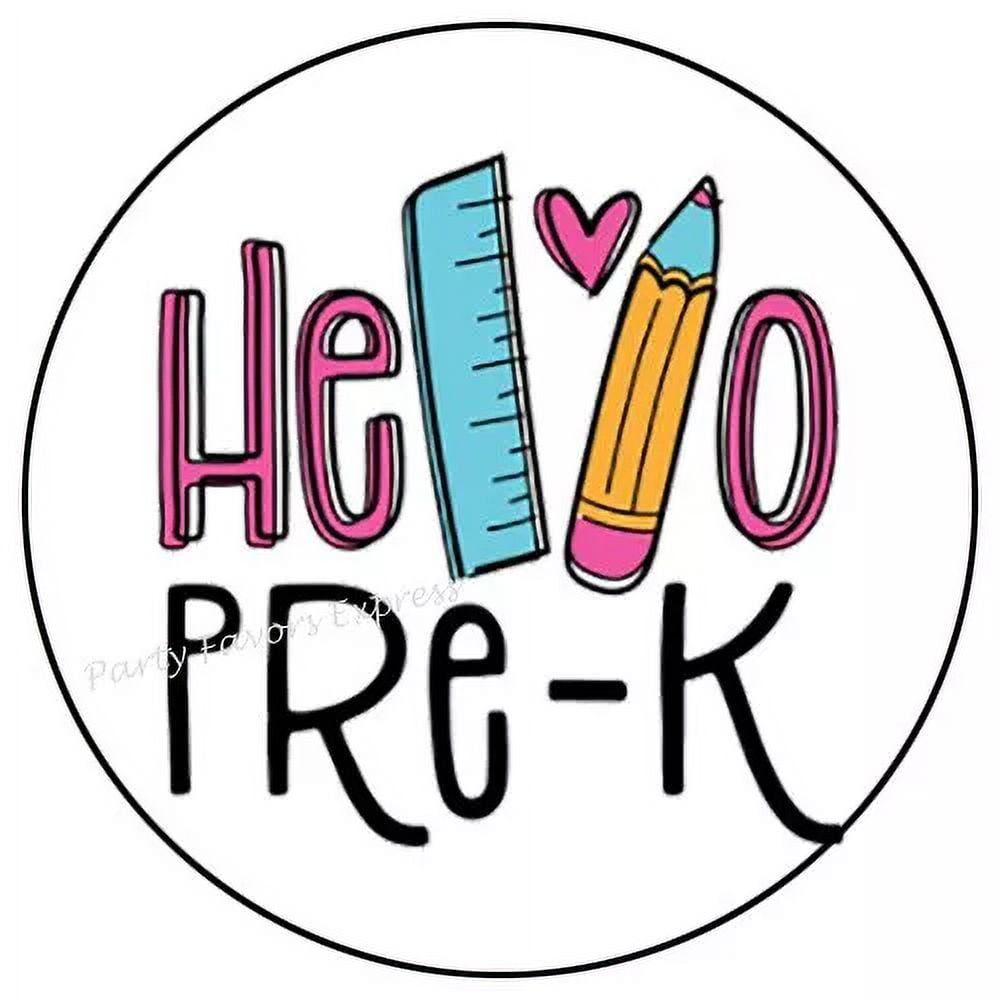 Kira Sticker With Hello Pre-K School Decorative Laptop, Phone Stickers ...