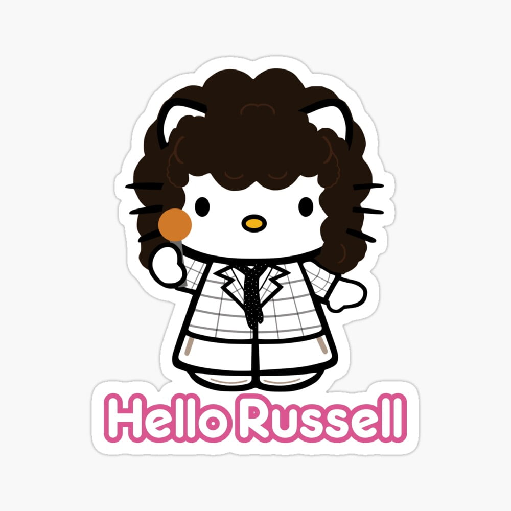 Kira Sticker With Hello Russell (Kimono Era) Decorative Laptop, Phone ...