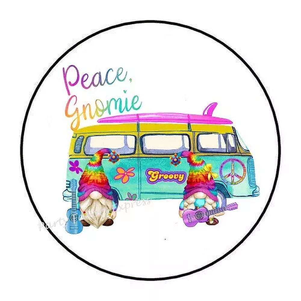 Kira Sticker With Hippie Gnomes Peace Gnomie Decorative Laptop, Phone ...