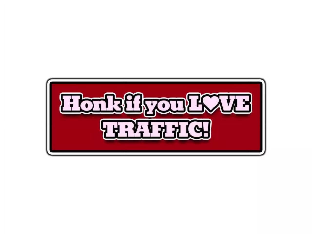 Kira Sticker With Honk If You Love Traffic Car Decorative Laptop, Phone ...
