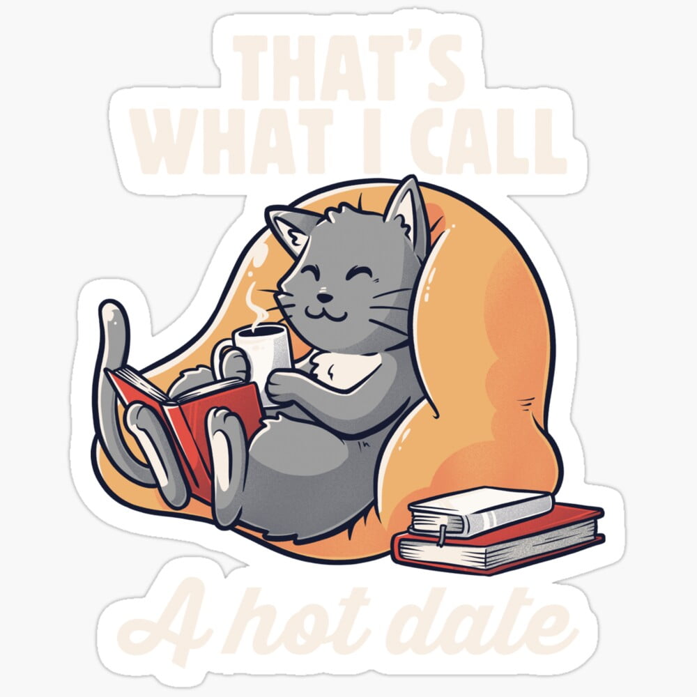 Kira Sticker With Hot Date Cute Cat Gift Decorative Laptop, Phone ...