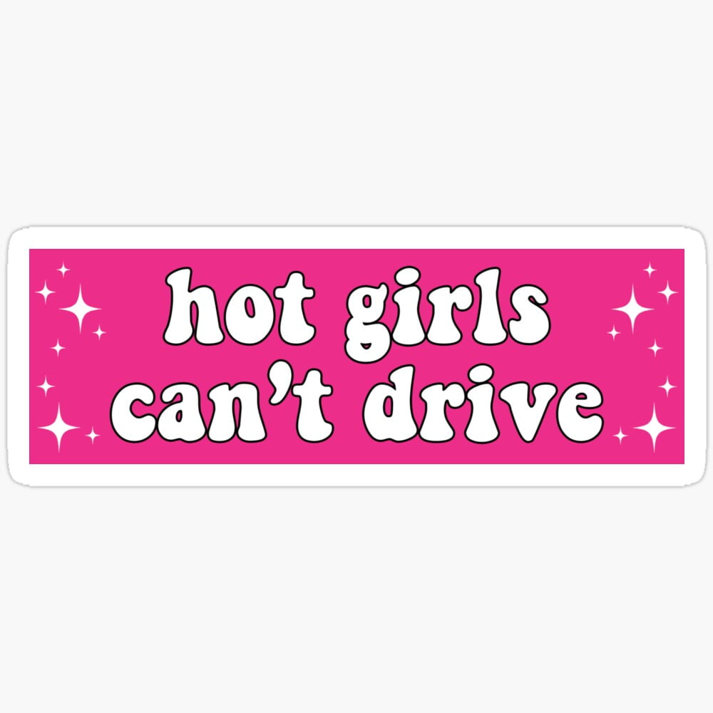 Kira Sticker With Hot Girls Can'T Drive Cute Decorative Laptop, Phone ...
