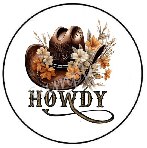 Kira Sticker With Howdy Cowboy Hat Western Decorative Laptop, Phone ...